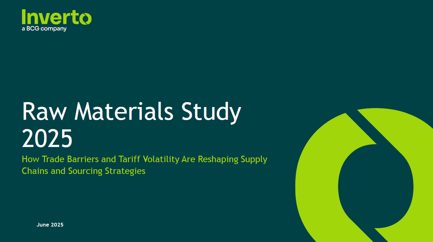 Inverto Raw Materials Study 2025 | Inverto