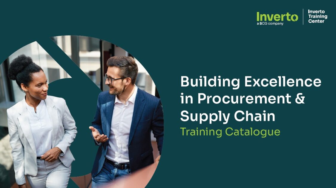Inverto Training Catalogue: Holistic Procurement Excellence | Inverto